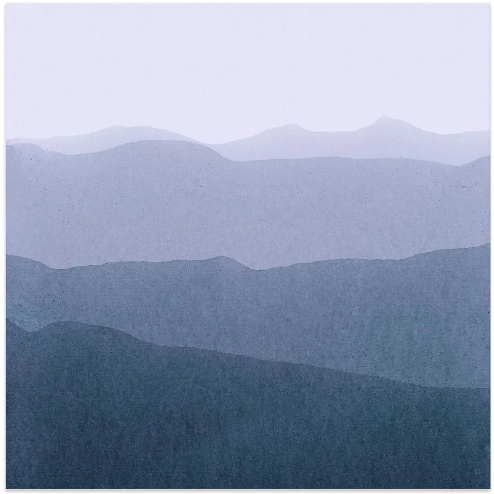 Gradient Landscape Mountains by &n - Stretched Canvas or Fine Art Print ...