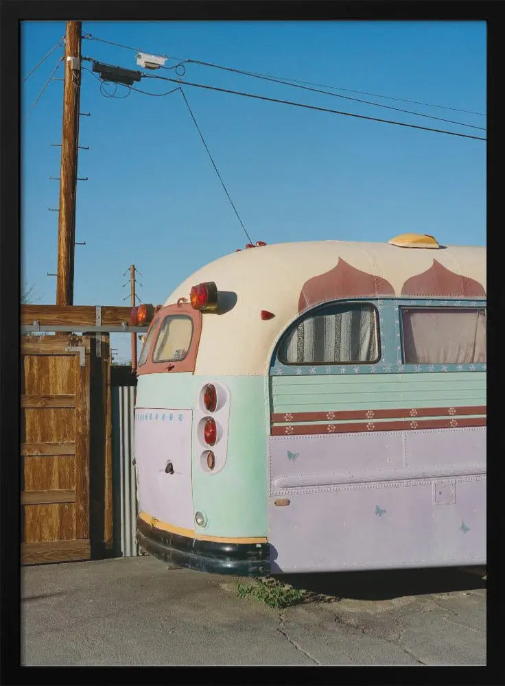 Joshua Tree Bus by &n - Stretched Canvas or Fine Art Print – I Heart ...