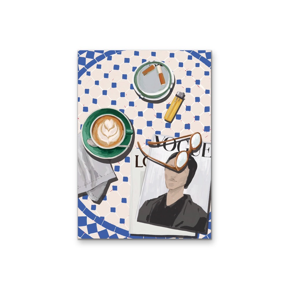 Kitchen Still Life IV - Coffee & Cigarettes Stretched Canvas or Wall A ...