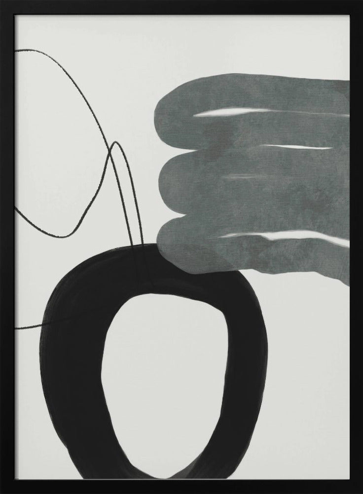 Painted Lines Swazz Kopie by &n - Stretched Canvas or Fine Art Print ...