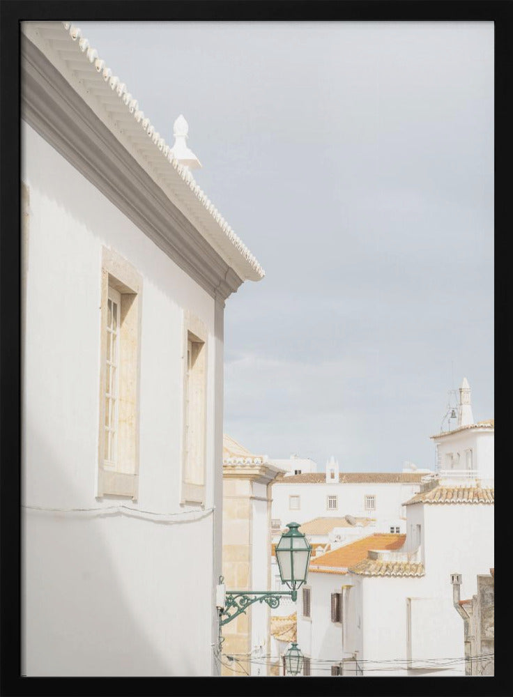 Albufeira White by &n - Stretched Canvas or Fine Art Print – I Heart ...
