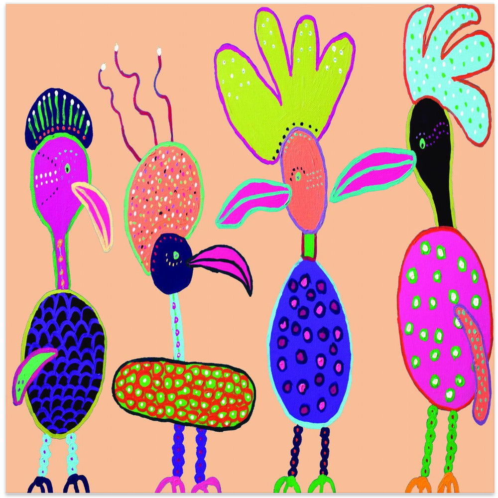 Chatter Boxes by &n - Stretched Canvas or Fine Art Print – I Heart Wall Art