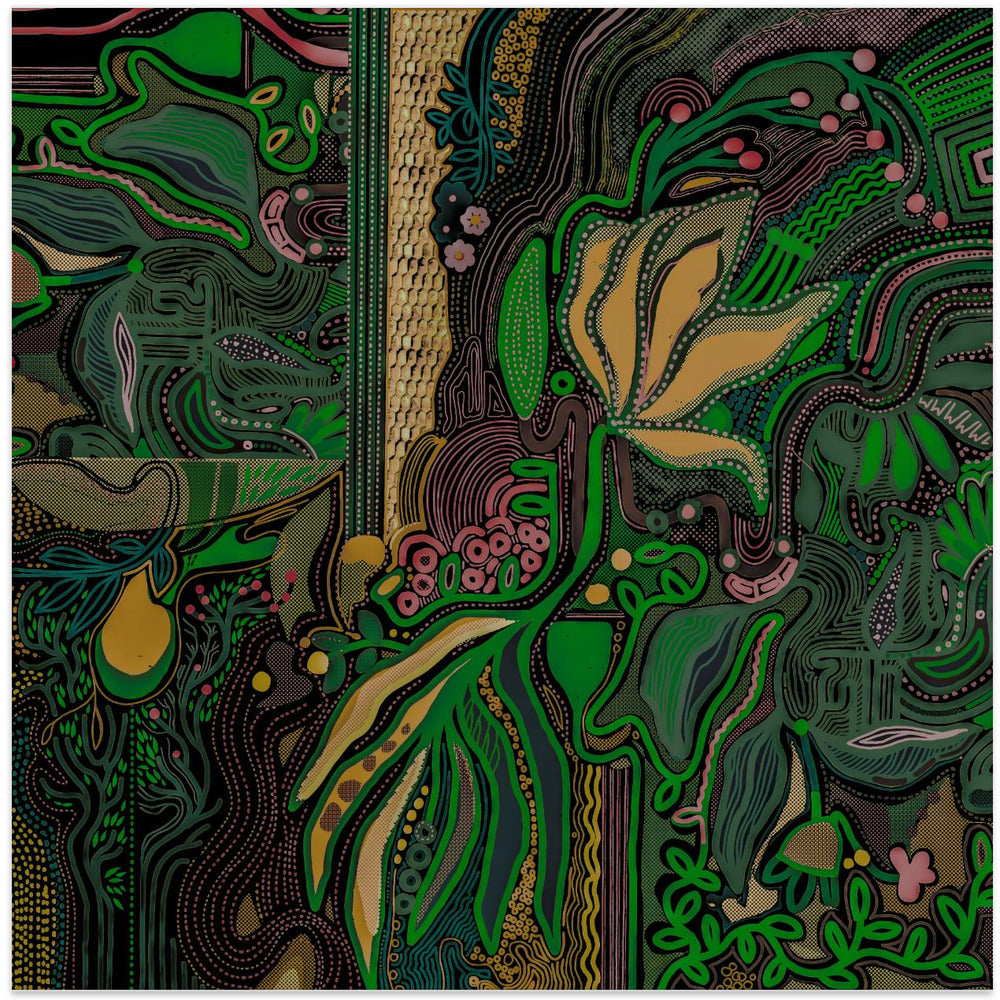 Botanical Geometry by &n - Stretched Canvas or Fine Art Print – I Heart ...