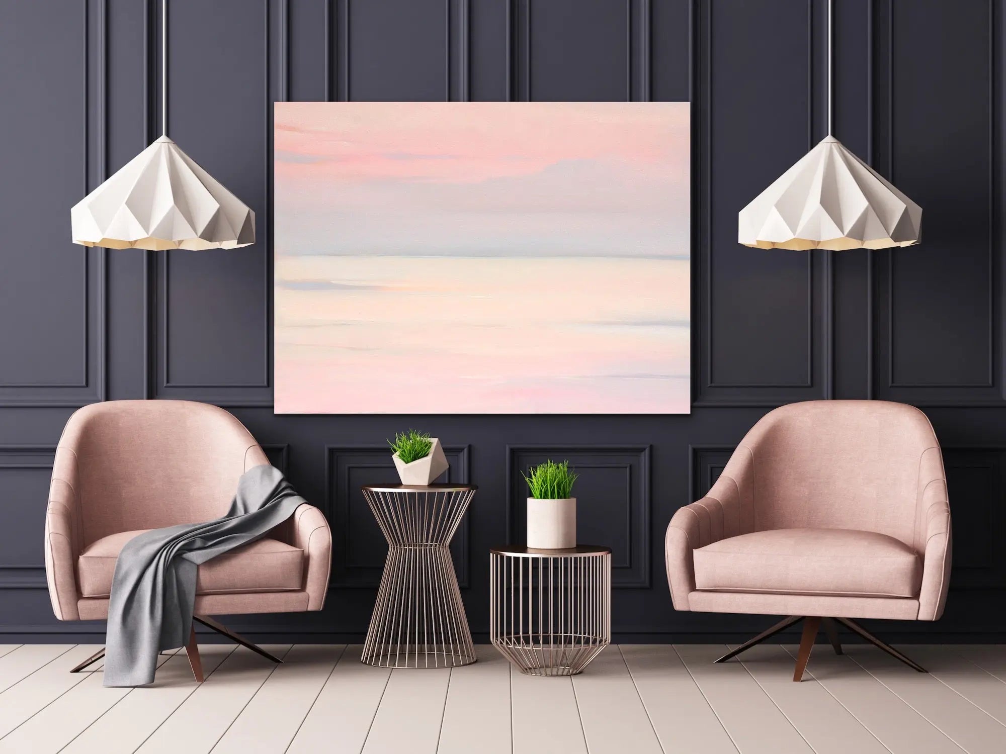 Pink Lit Dawn - I Heart Wall Art – I Heart Wall Art